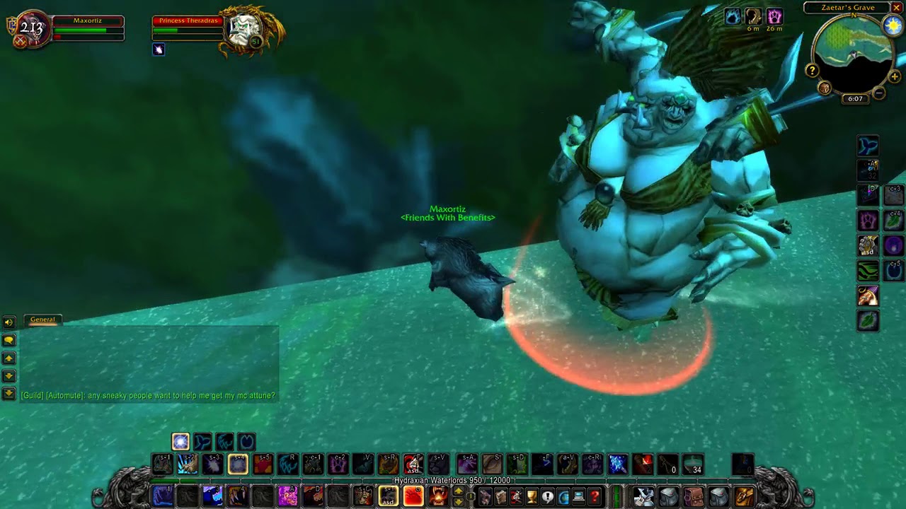 60 druid classic maraudon princess solo - YouTube