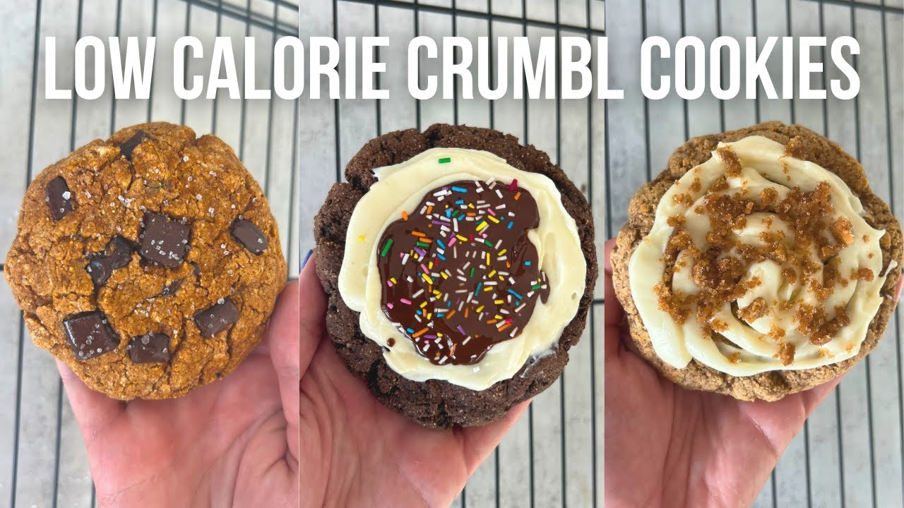 High Protein, Low Calorie CRUMBL COOKIE Copycat Recipes | 200-300 ...