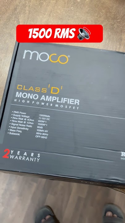 Moco 1500 rms amplifier !Best mono amplifier! Amplifier under 10000#flex #systummm #amplifiers # ...
