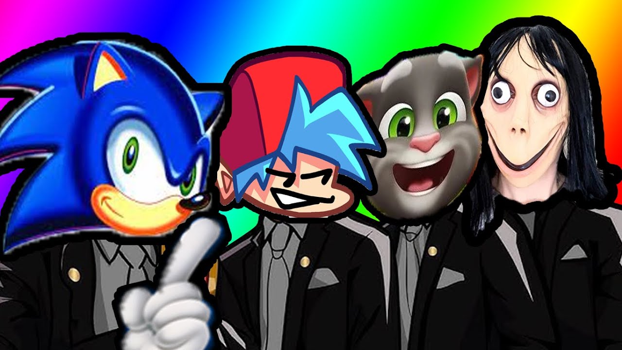 Sonic.EXE & FNF & Talking Tom Shorts & MOMO - Coffin Dance (COVER ...