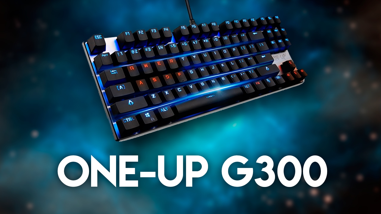 UNBOXING teclado MECANICO One-Up g300 - YouTube