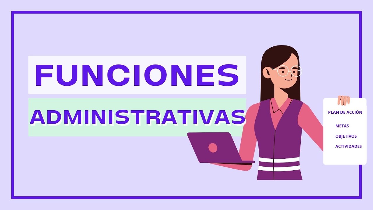 Funciones Administrativas - Elementos de la Administración - YouTube