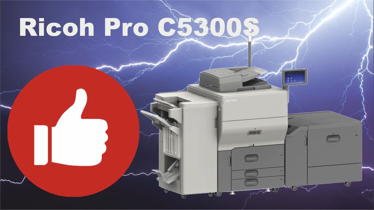 Профессиональный обзор ЦПМ Ricoh Pro C5300S в сравнении с принтерами ...