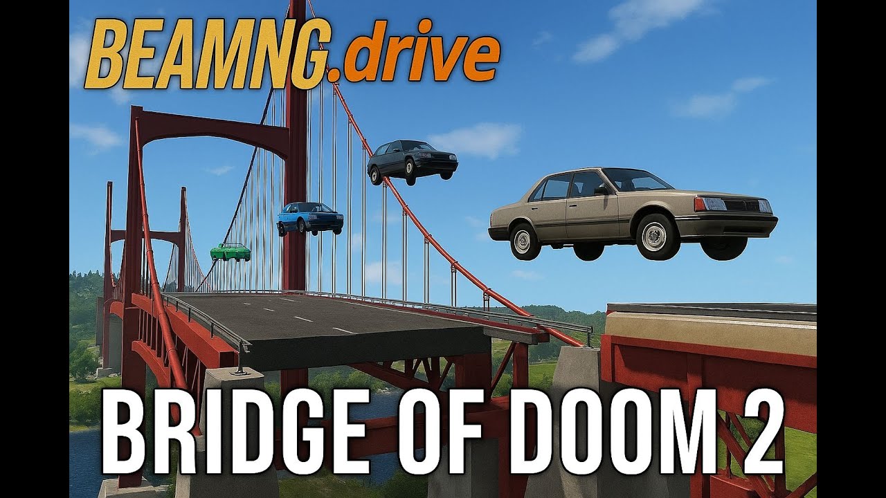 BeamNG.drive Bridge of Doom 2: Son of the Bridge - YouTube