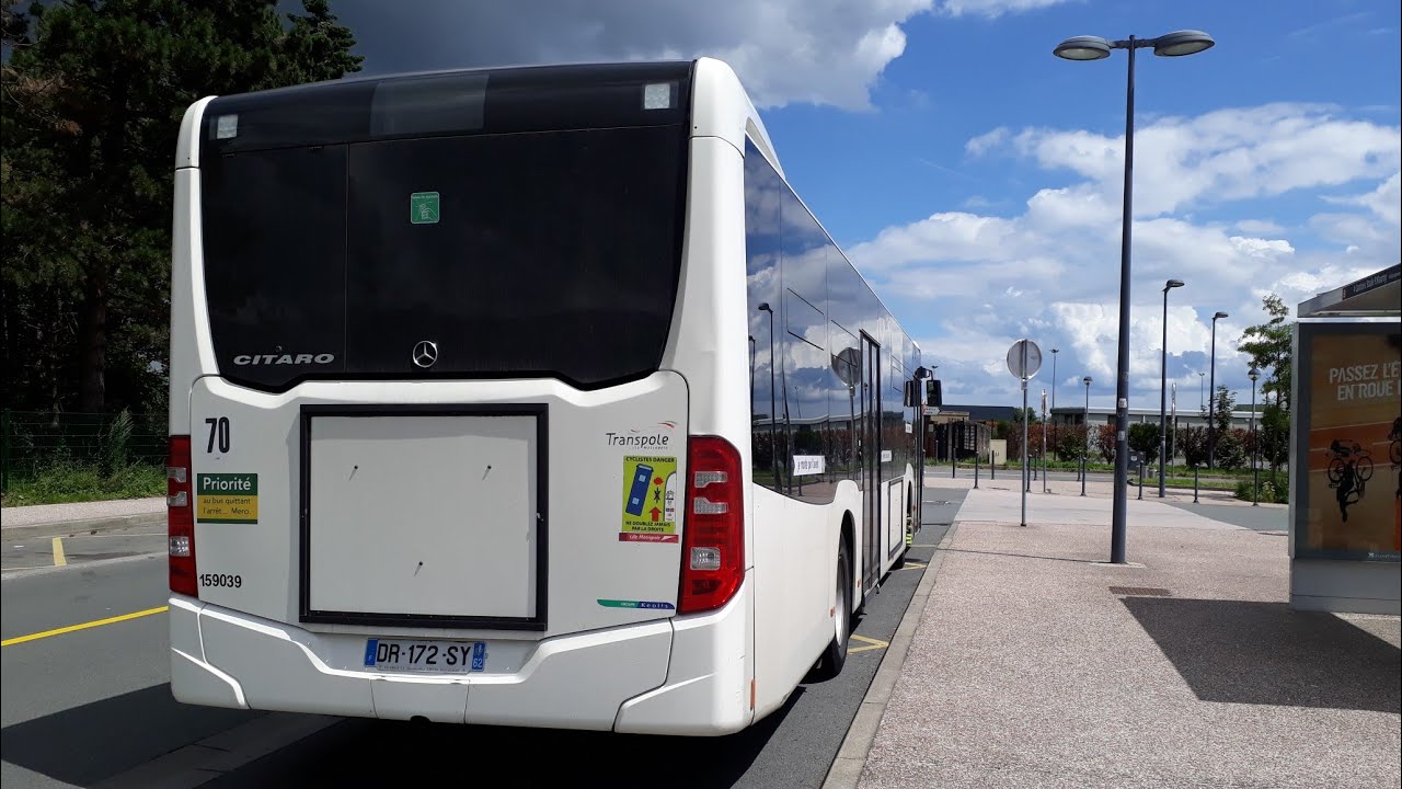 [Ilévia] Mercedes Citaro C2 sur la ligne 68 - YouTube