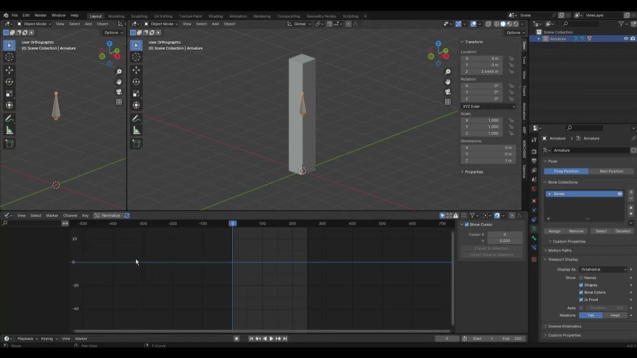 Blender Animation Graph Editor 001 User Interface - YouTube
