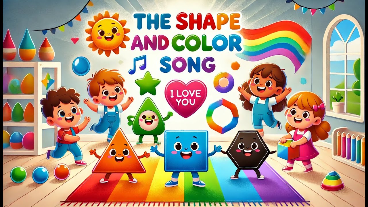 The Shape & Color Song Adventure: Fun Learning for Kids! - YouTube