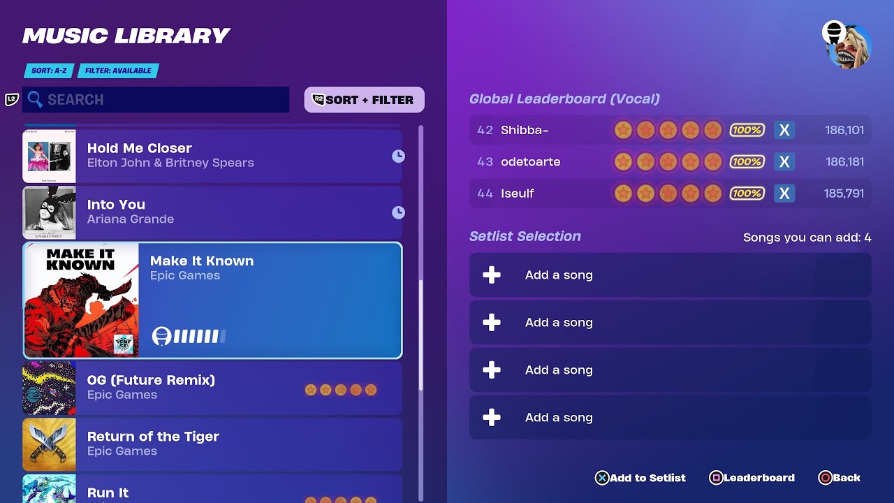 Fortnite Festival - Make It Known (Vocals 100% Rank 43) 186,181 ...