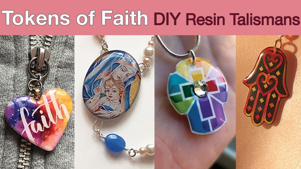 DIY Resin Talismans - Tokens of Faith - YouTube