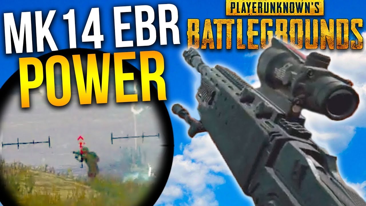 MK14 EBR FIRST PERSON PlayerUnknown's Battlegrounds New Best Sniper ...