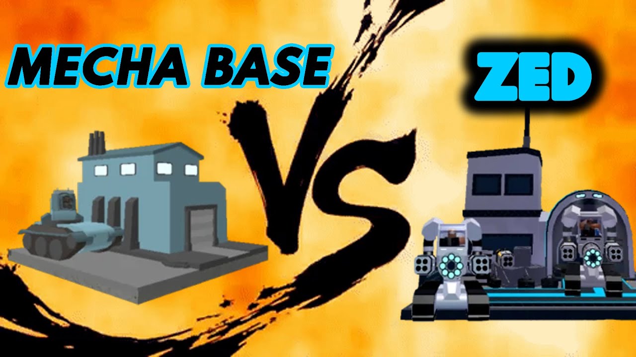 Mecha Base Vs. Zed [TDS x TB ROBLOX] - YouTube