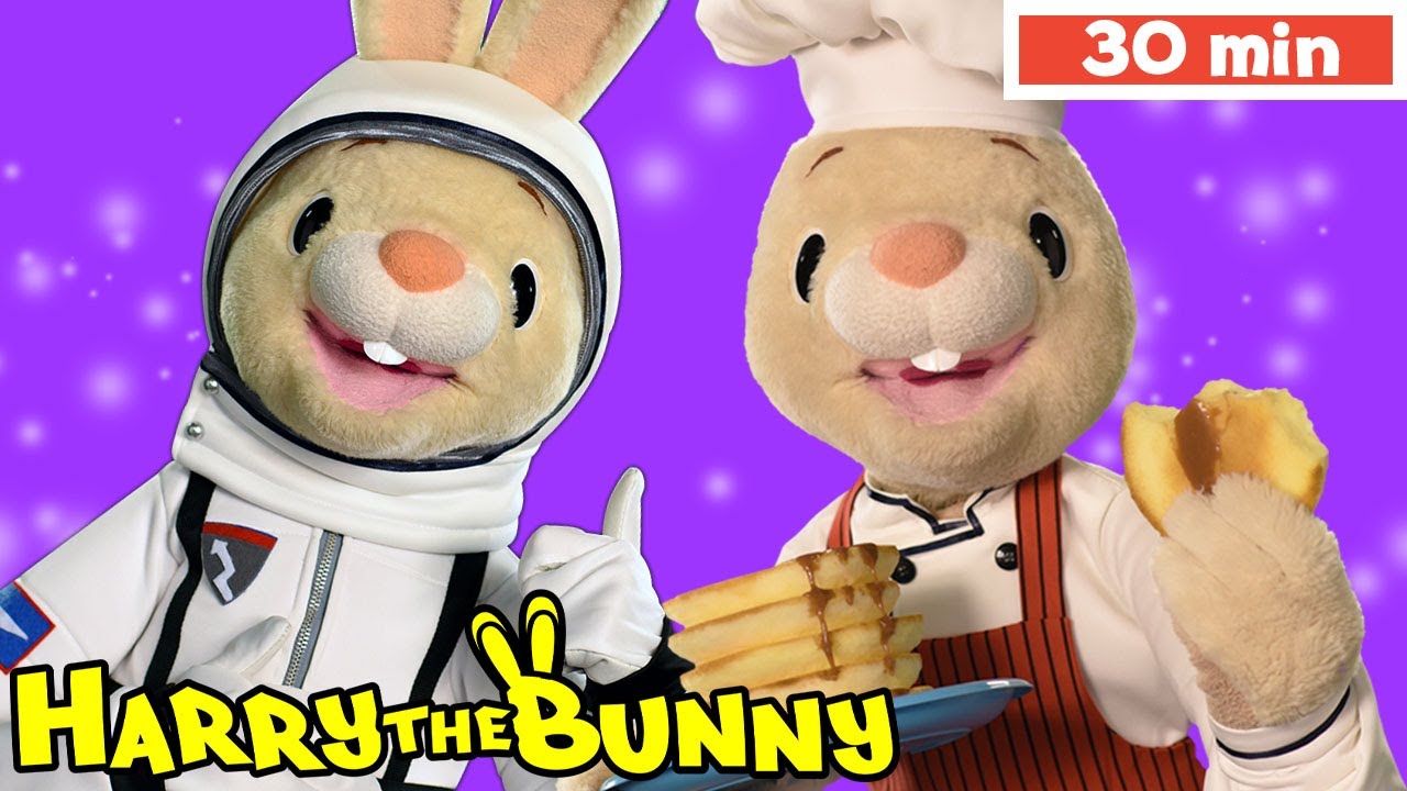 Harry & Larry Pretend Play Astronaut & Chef | @BabyFirst Learn Colors ...