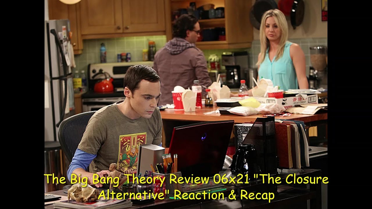 The Big Bang Theory Review 06x21 "The Closure Alternative" Reaction ...