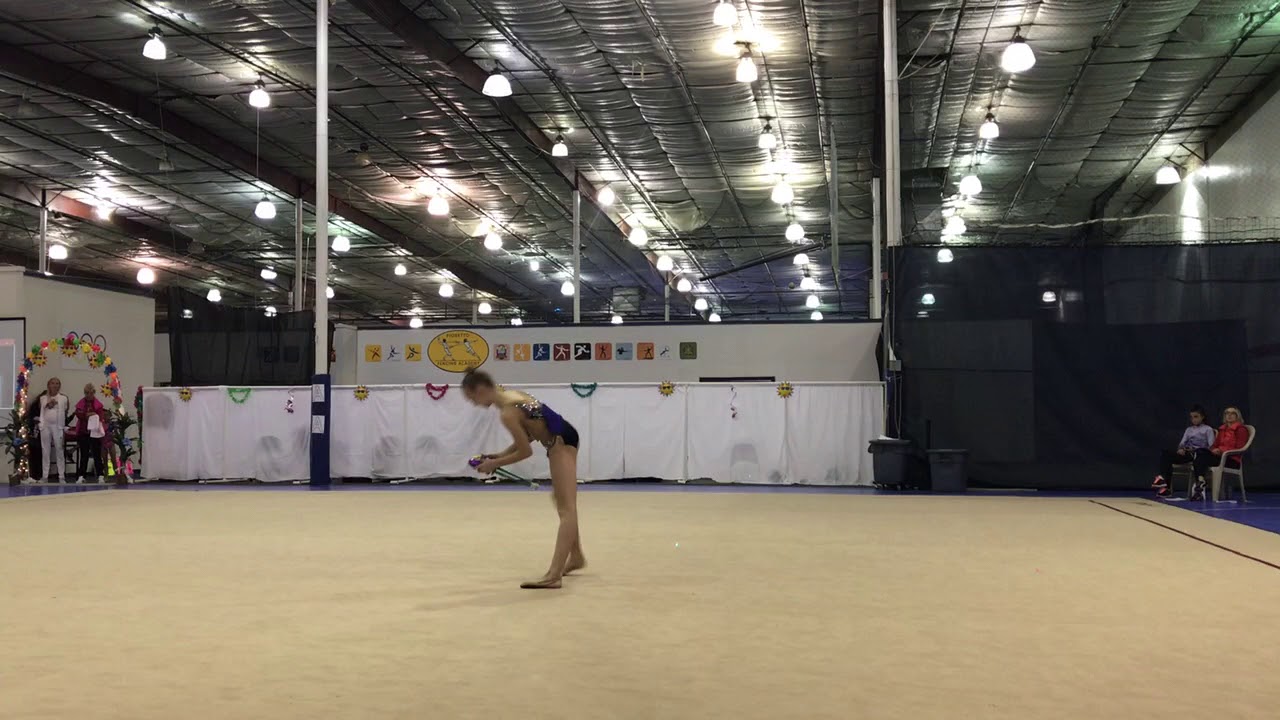 Rhythmic Region 6, 2018, Irina Fesyun, Level 7, clubs - YouTube