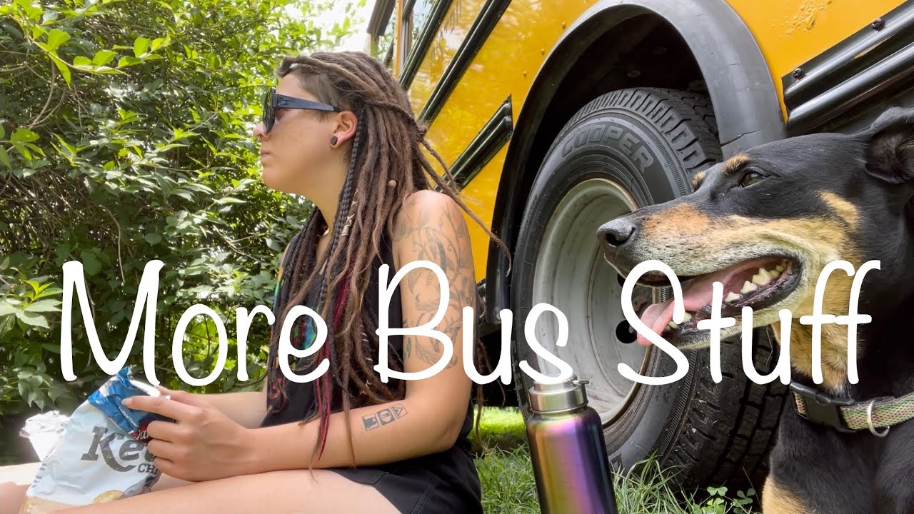 Slow Progress on Short Bus // Harvesting Food - YouTube