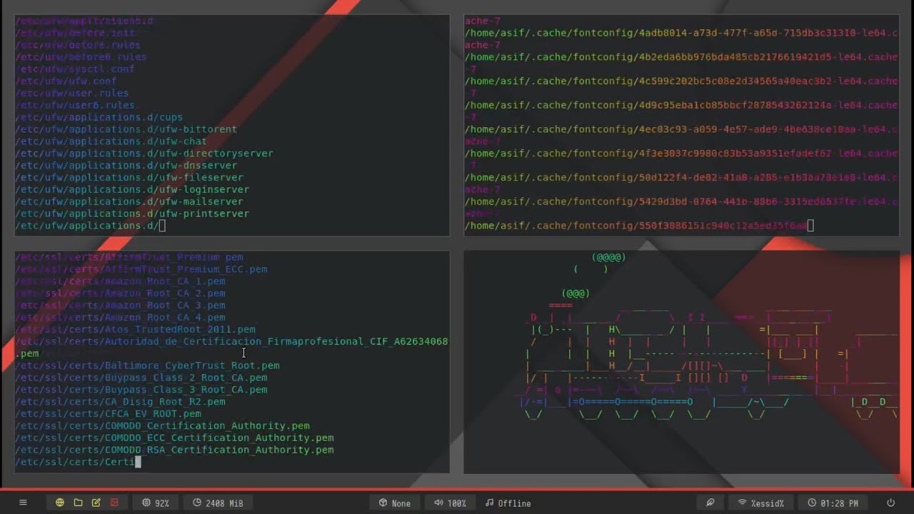 When Linux users wanna witness the beauty of rainbow... - YouTube