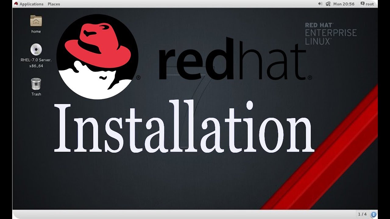 Install Redhat Enterprises 7.4 (Linux) on VMWare Workstation - YouTube