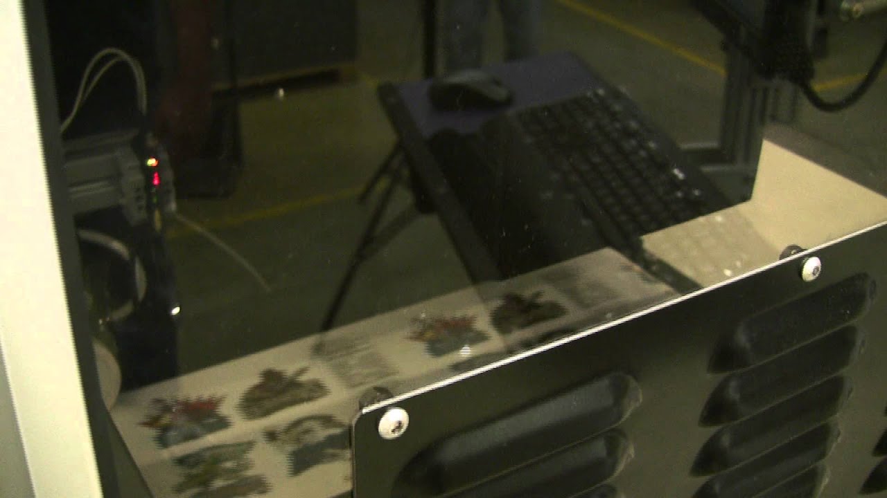 Spartanics/Inx Printing Laser Cutting Machine -- Digital Printing - YouTube