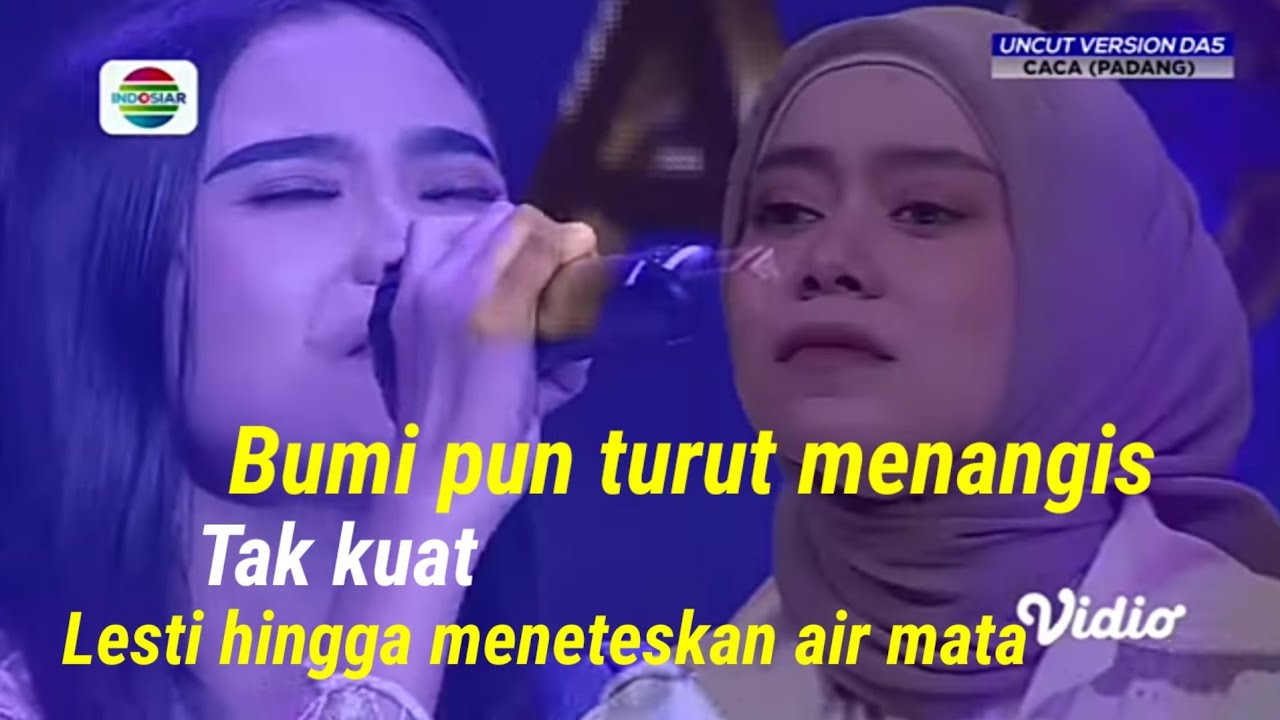 Bumi pun turut menangis CACA _DA5 kg kuat Lesti Samapi menangis. - YouTube