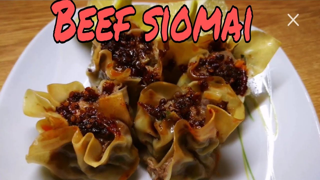 Easy beef siomai recipe - YouTube