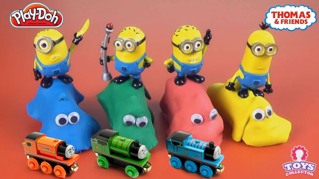 Play Doh Thomas & Friends Guessing Game! Guess Who's Hiding! - YouTube
