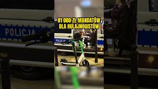 🛴✋ 81 000 złotych mandatów dla hulajnogistów z Polski, USA, Ukrainy, Białorusi, Francji czy Turcji 💸