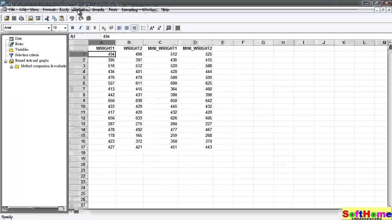 Tutorial for MedCalc Coefficient of variation: 教學 - YouTube