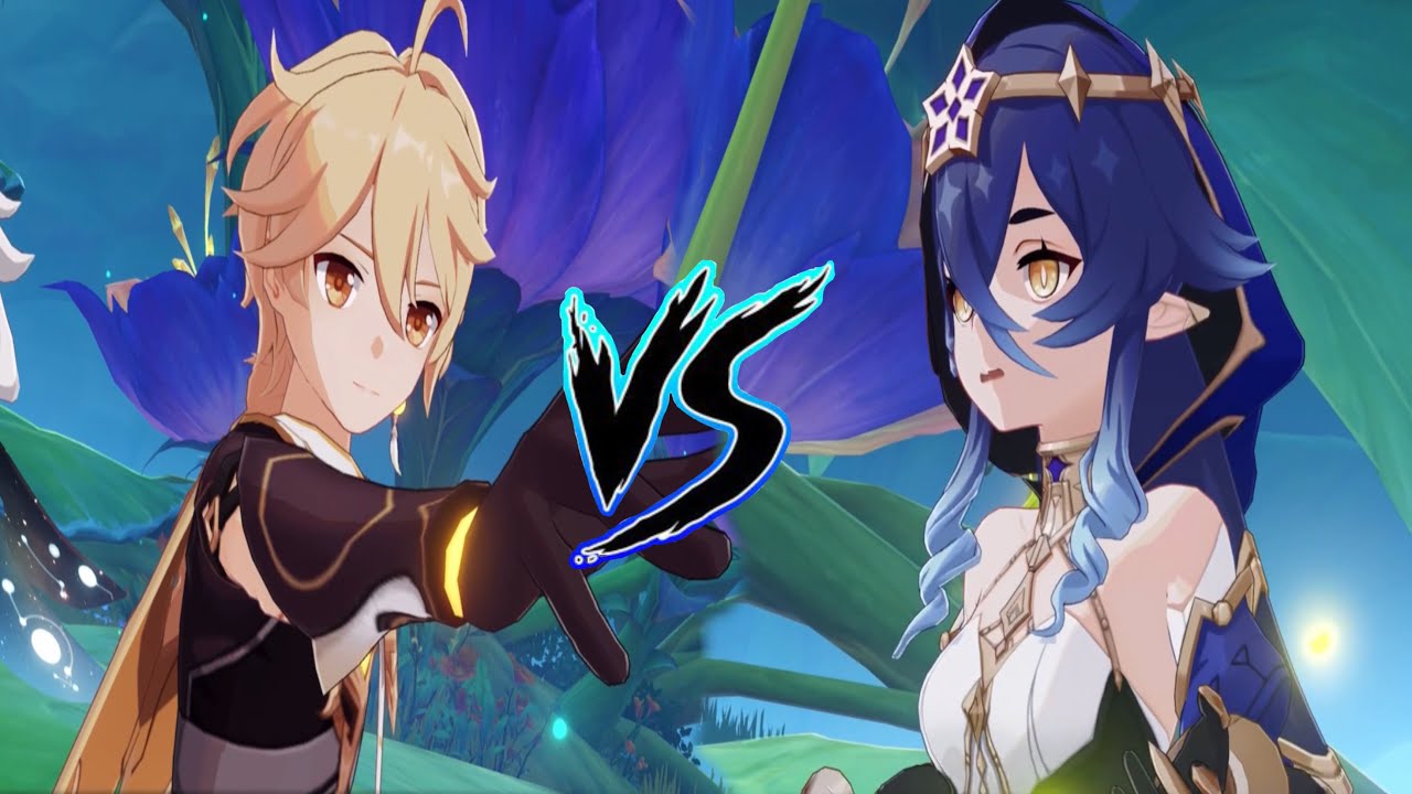 Fungi Battle’s Semifinal Round | Aether vs Layla | Genshin Impact/Beast ...