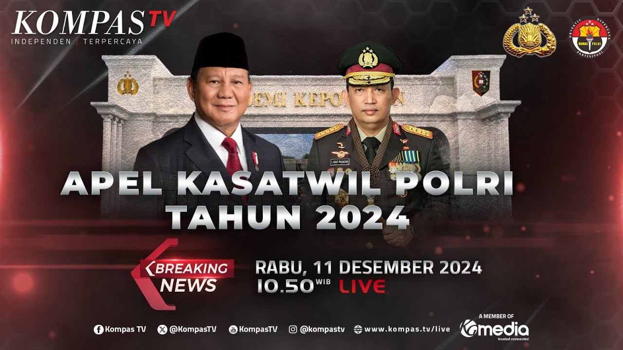 [FULL] Apel Kasatwil Polri 2024 di Semarang, Dihadiri Presiden Prabowo ...