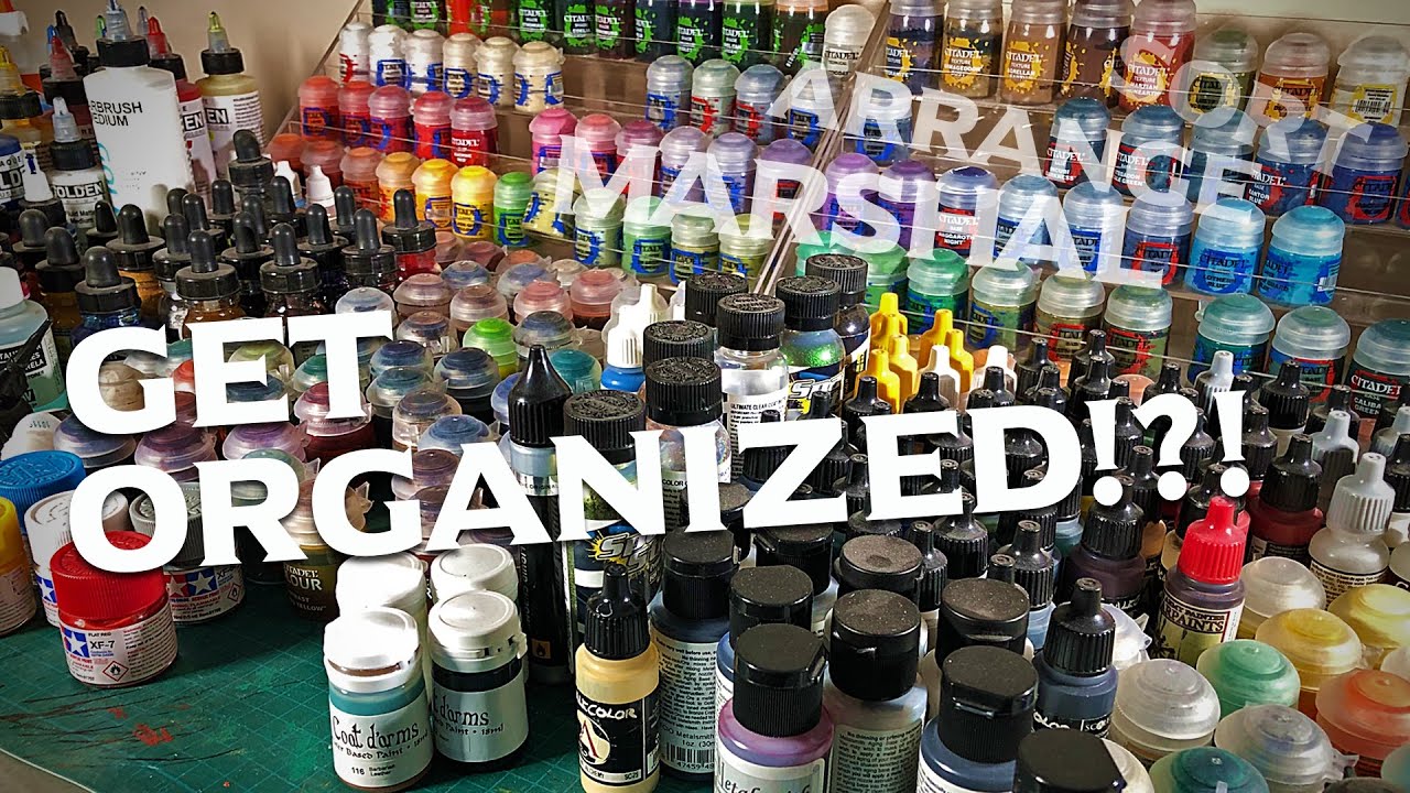 Organize your Paints - YouTube