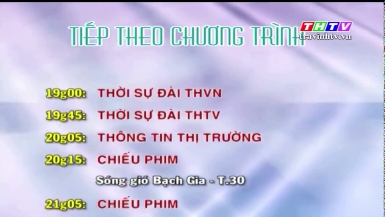 THTV Trà Vinh - GTCT 19h - 23h30, hình chờ tiếp sóng VTV1 SD (18h58, 11 ...