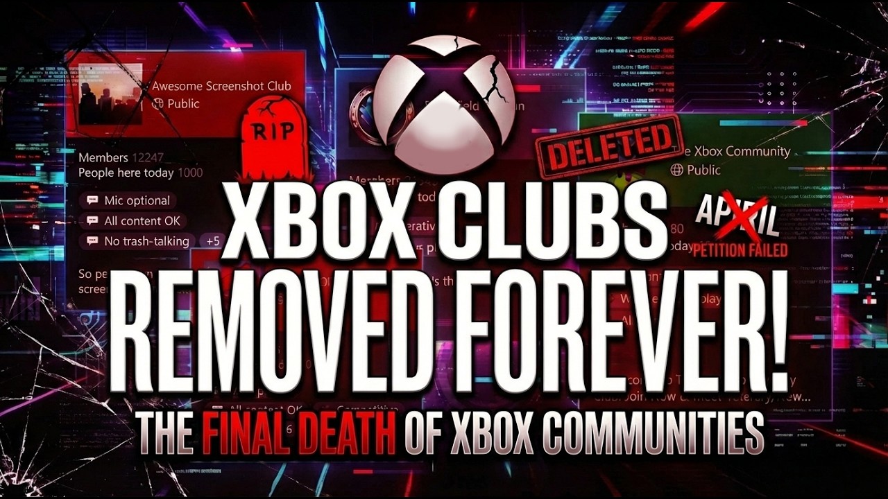 Xbox Social Clubs Removed 2026 - YouTube
