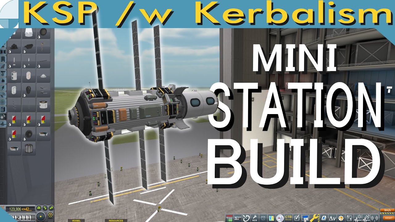 Mini-Station Build | Stream pt. 1/3 (KSP 1.11.2) - YouTube