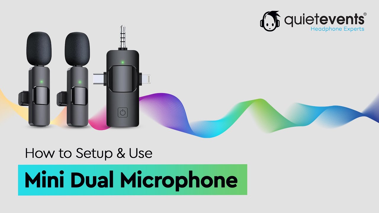 How to Use the Dual Mini Dual Microphones with Silent Disco ...