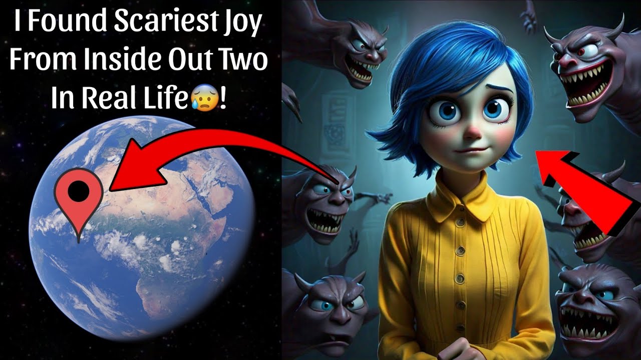 VERY SCARY JOY In HAUNTED House on Google Earth! - YouTube