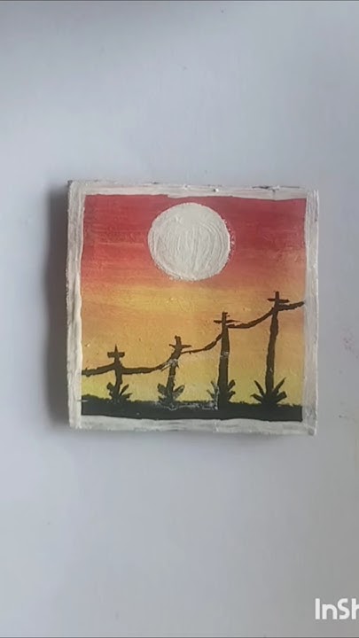 sunset panting #youtube short 🌈 - YouTube