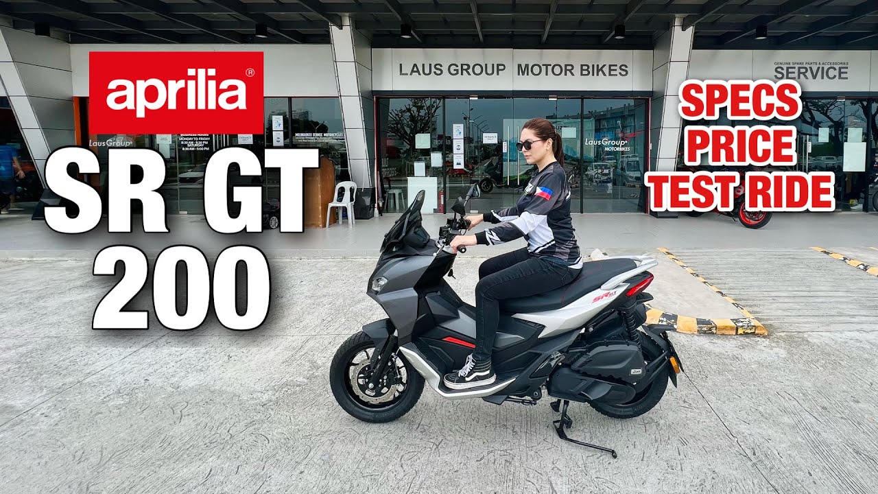 Aprilia SR GT 200 Ang Pinaka bagong Adventure Maxi Scooter | Test Ride ...