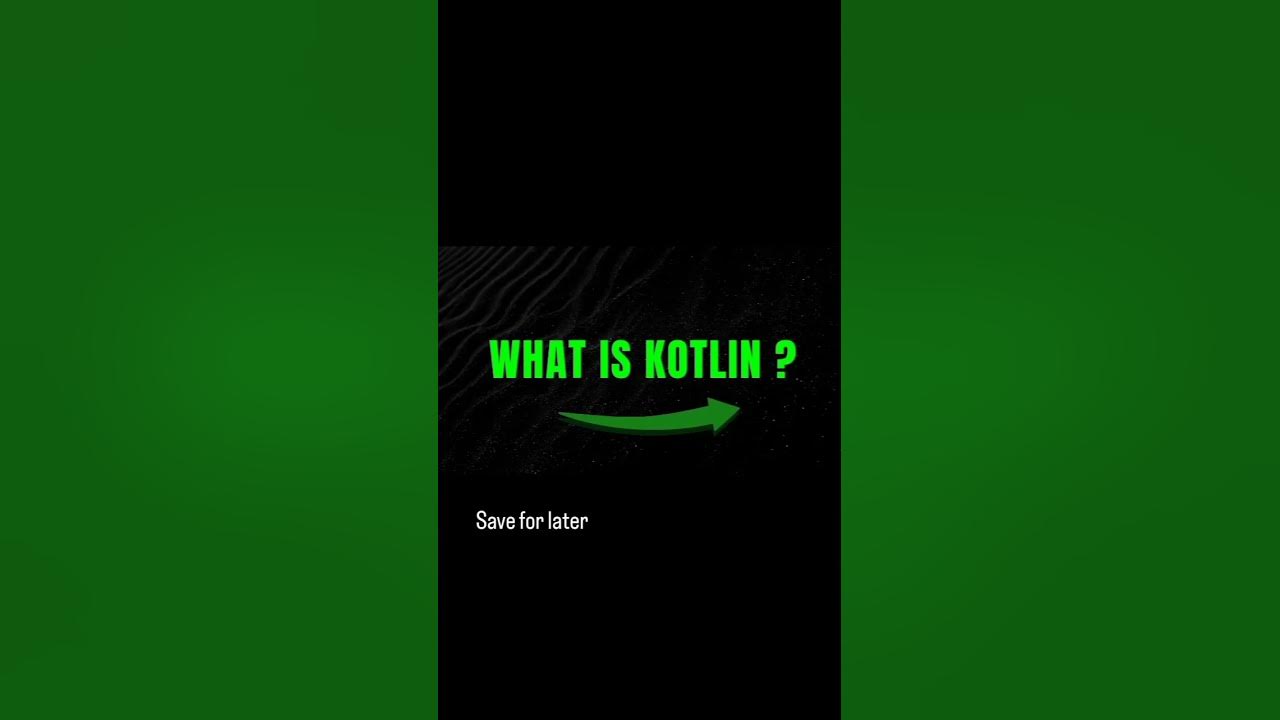 What Is Kotlin Android Development Kotlin Oops Kotlintutorial Kotlinprogramming Youtube