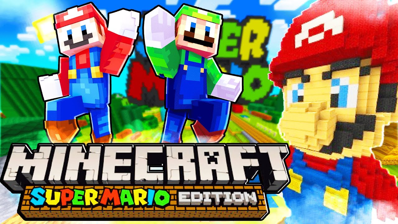 We RETURN To The Mario Mash-Up Pack World In Minecraft! | Super Mario ...