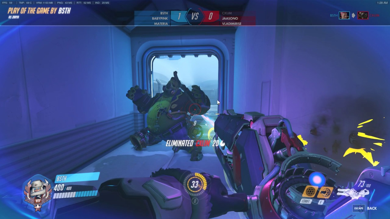 Zarya 3-3 save my friend. - YouTube
