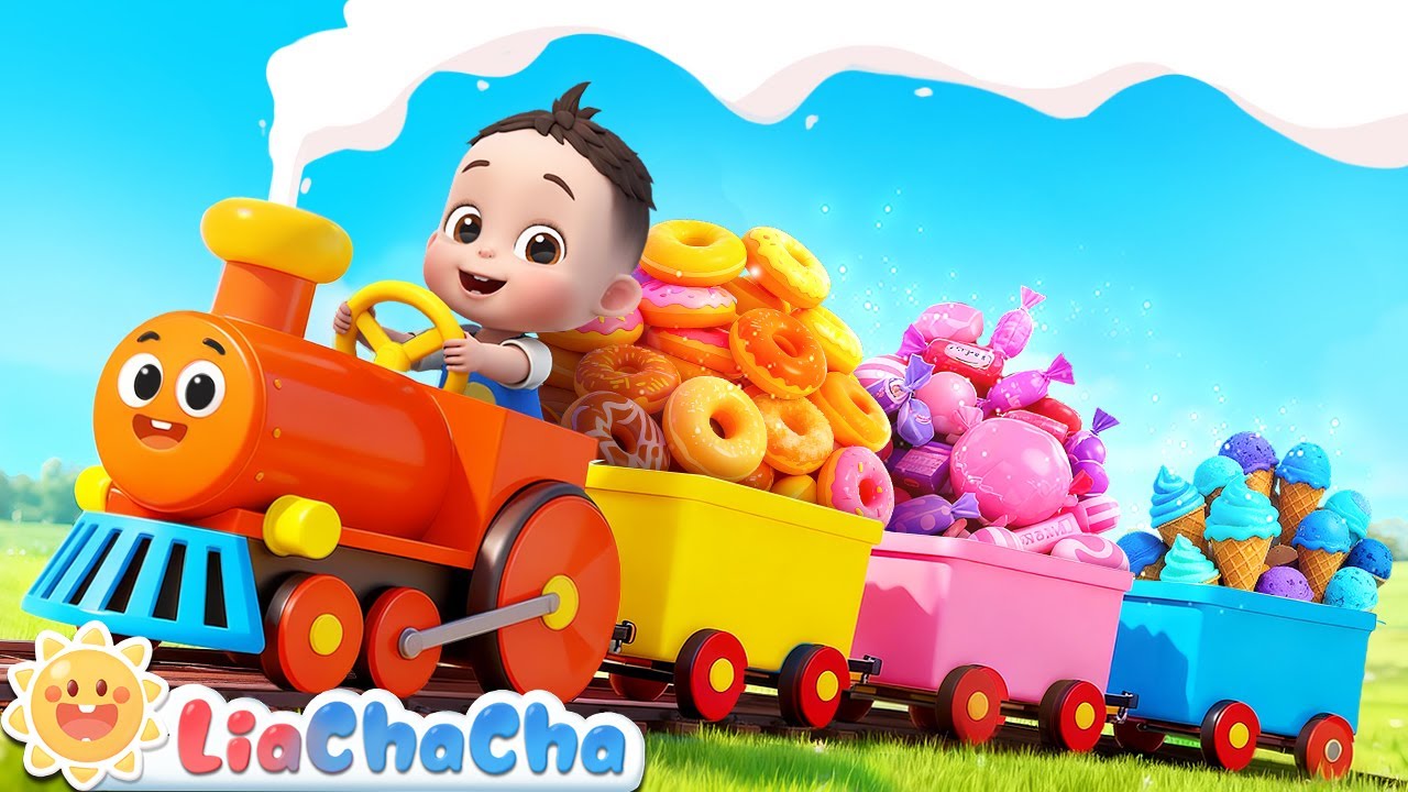 Toot Toot Train Song 6 | EP215 | Yummy Snacks Song | Nursery Rhymes ...