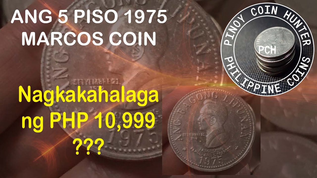 5 Piso Philippine Old Coin 1975 Ang Bagong Lipunan ni online seller ...
