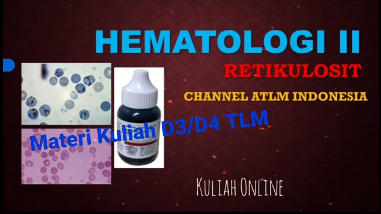18. Retikulosit bagi ATLM atau Analis Kesehatan | Hematologi | Anemia ...