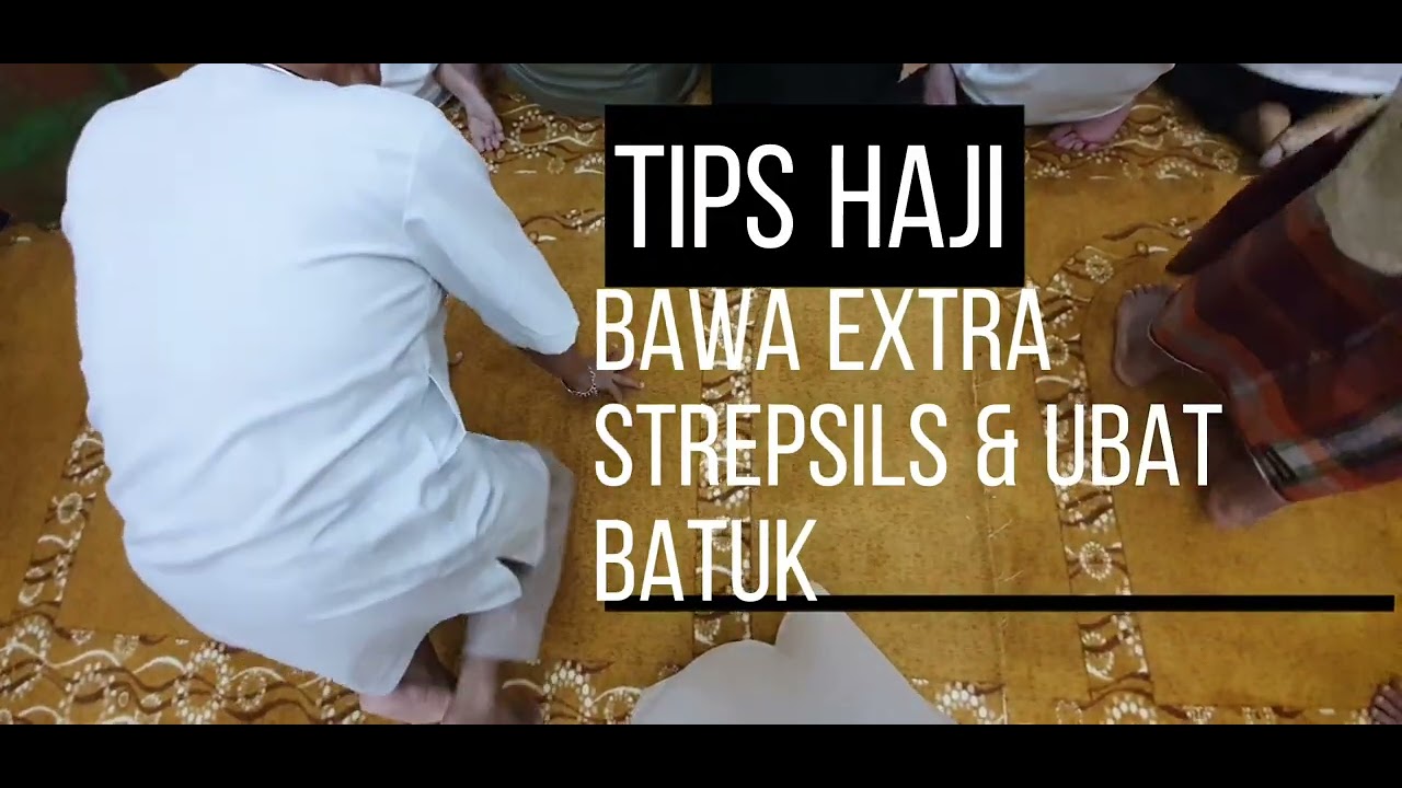 Tips Haji - Bawa extra strepsils dan ubat batuk dari Malaysia, di Saudi ...