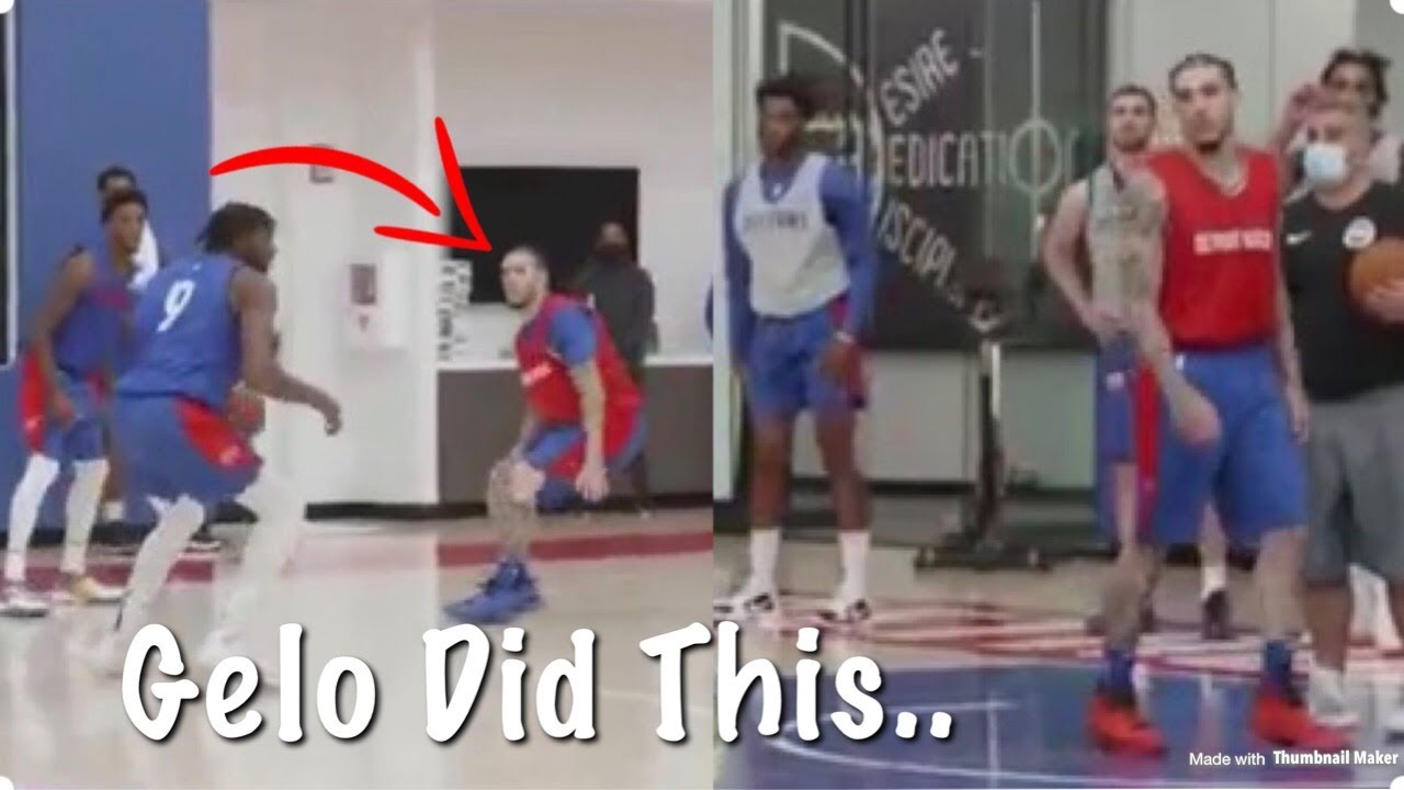 LiAngelo Ball Did This During Second Day Of Training Camp With Detroit ...