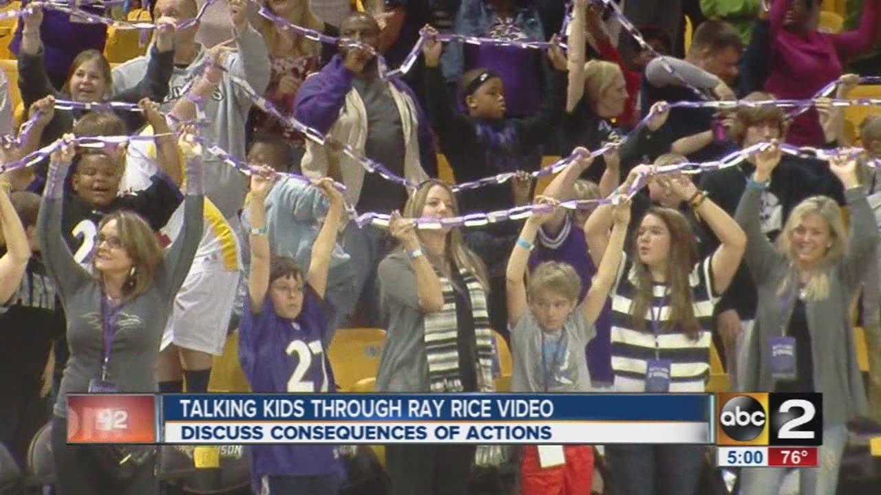 Talking kids through Ray Rice video - YouTube