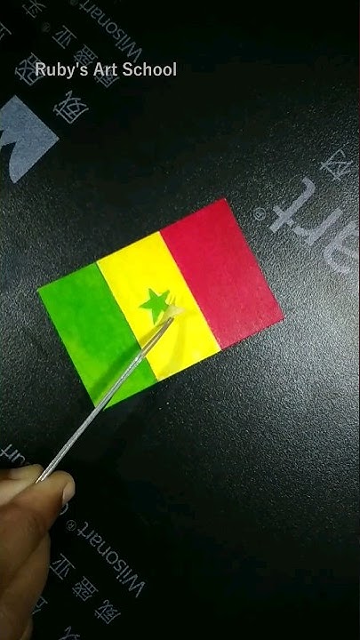 Drawing coloring flag Senegal #satisfying #creative #drawing #painting ...
