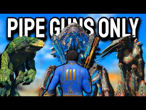 ALL Of Fallout 4's DLC, But I Can Only Use Pipe Weapons