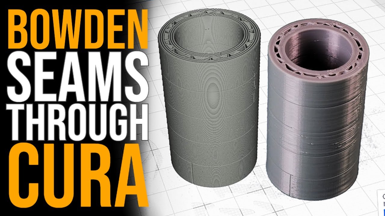 Creality Ender 3 V2 - Testing Bowden Seams Through Cura & Viewer ...