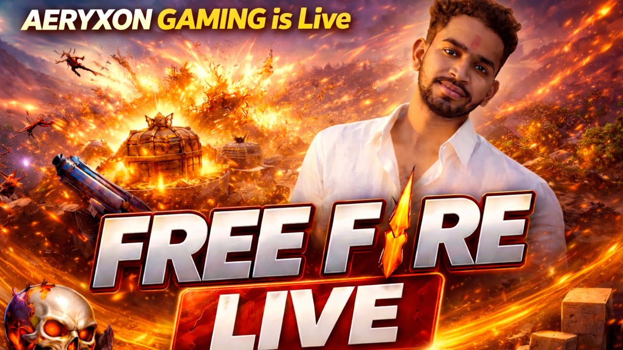 🔴 Free Fire Live Streaming 🔥 Custom + Rank Push // #freefire # ...